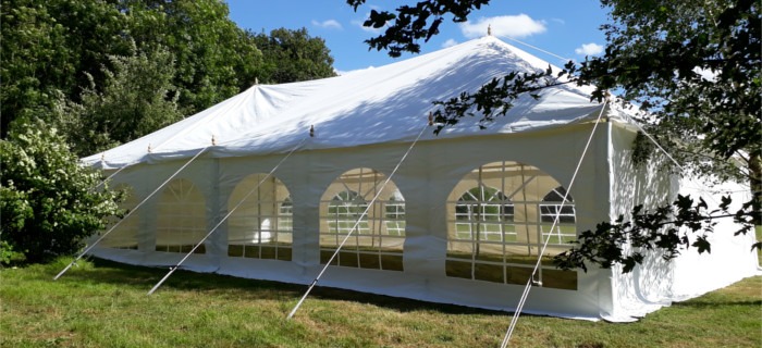 Traditional Pole Marquees for sale | Portland Marquees