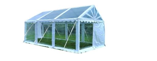 4x6m Clear Roof Marquee | Portland Marquees